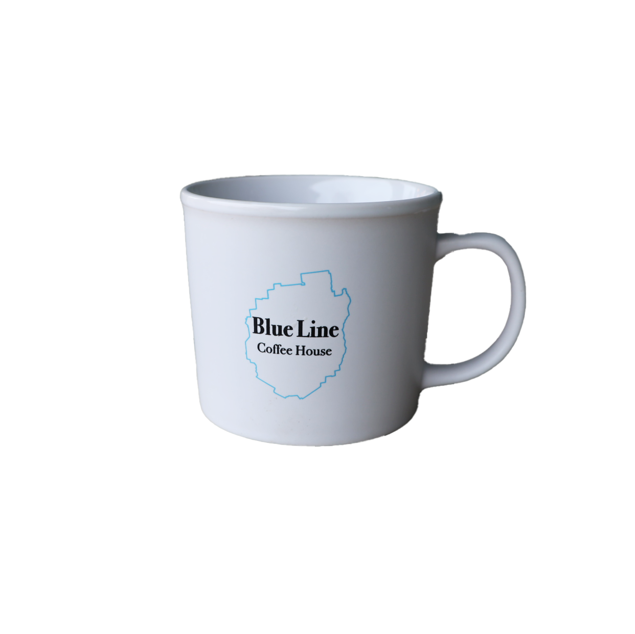Blue Line Ceramic Mug- 10 Oz | Blue Line Coffee House