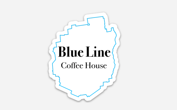 Blue Line Coffee House Stickers | Blue Line Coffee House